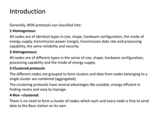 Routing protocols of wsn | PPT