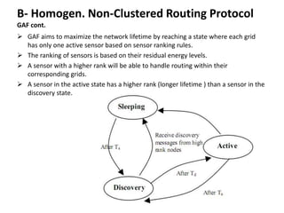 Routing protocols of wsn | PPT
