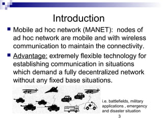 Routing Security and Authentication Mechanism for Mobile Ad Hoc Networks | PPT | Operating ...