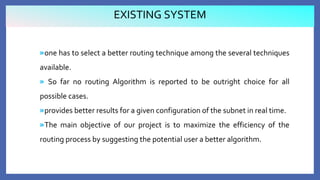 Routing simulator ppt | PPT
