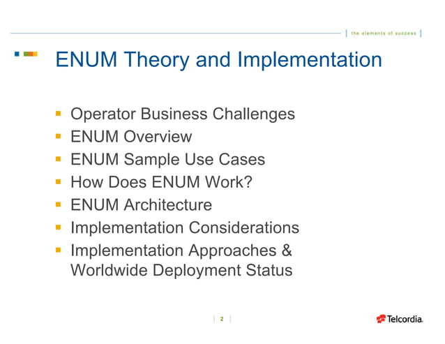 Enum Theory Implementation Voip And Routing Solutionsgary Richenaker Ppt