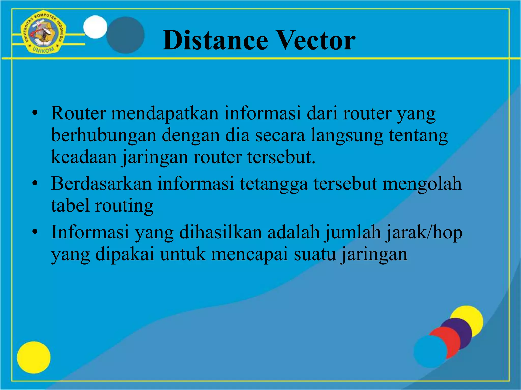 Routing Statis dan Routing Dinamis | PPTX