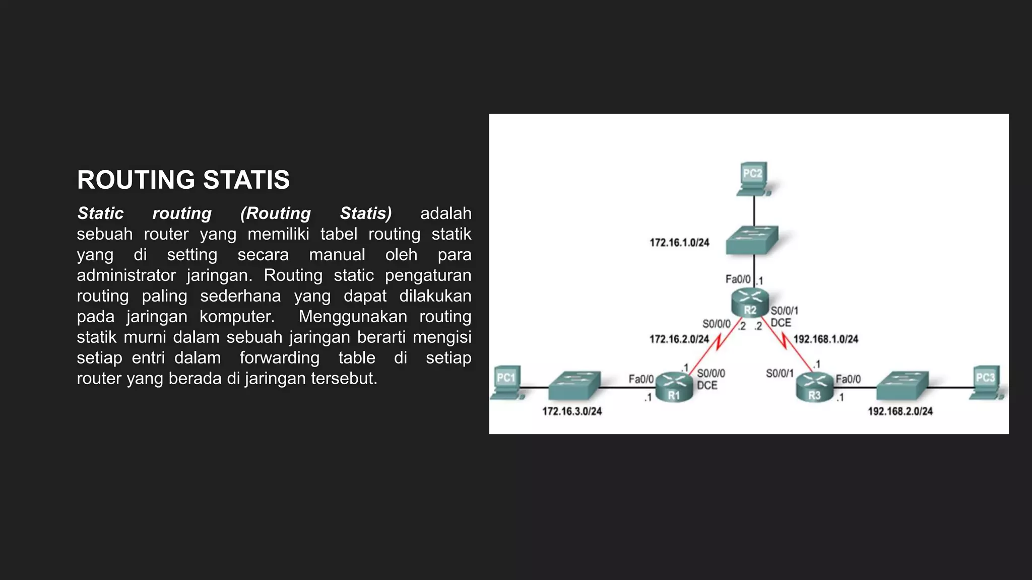 Routing statis & routing dinamis | PPTX