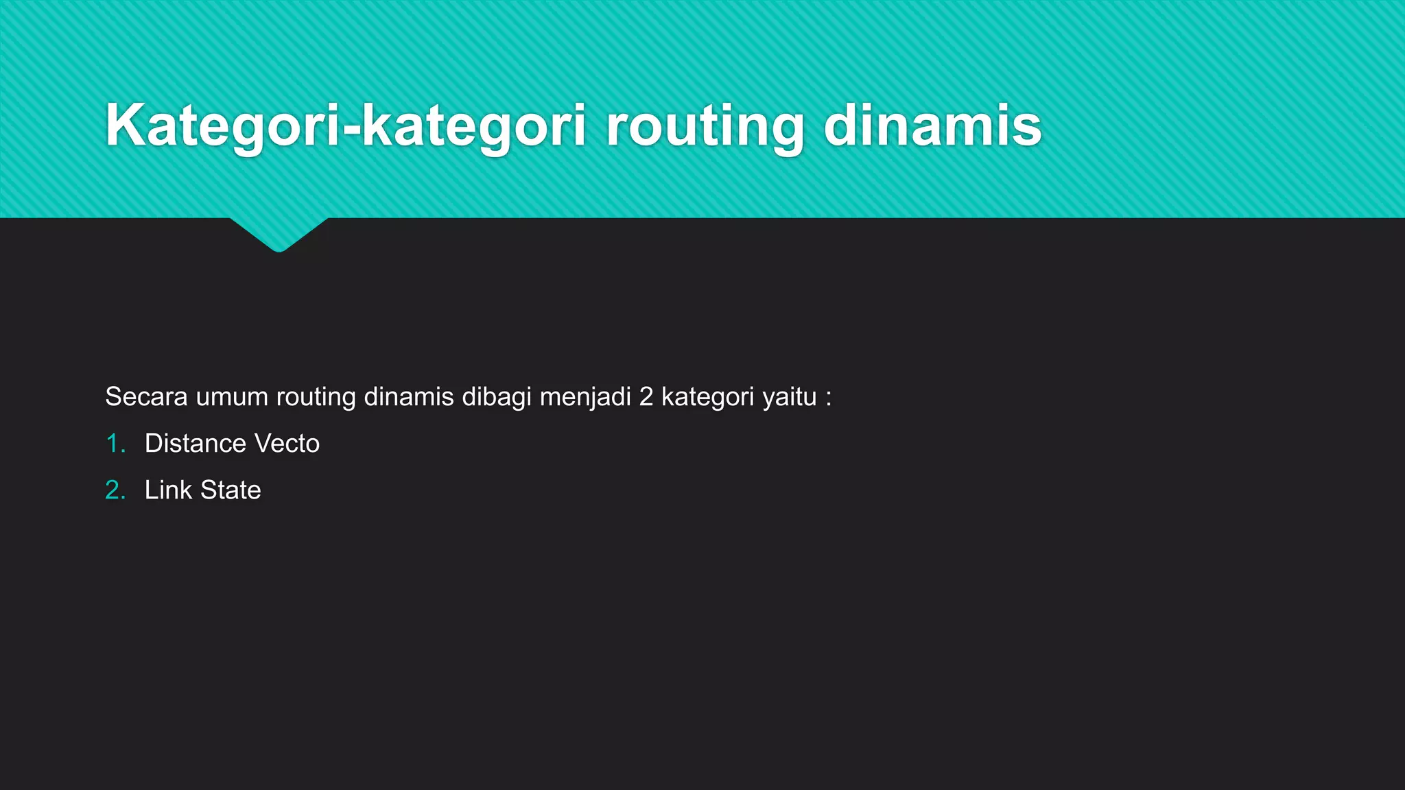 Routing statis & routing dinamis | PPTX
