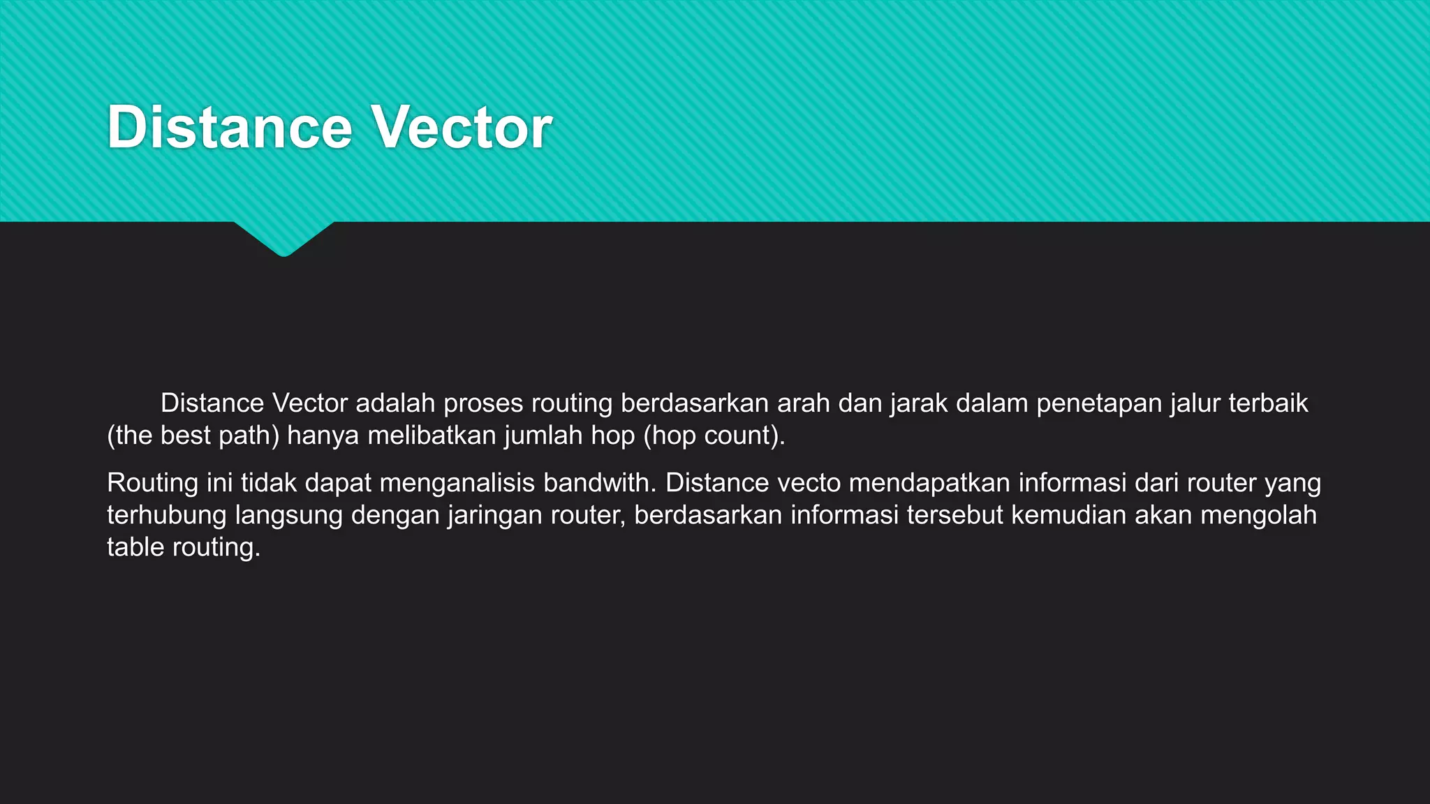 Routing statis & routing dinamis | PPTX