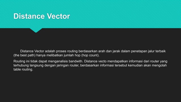 Routing statis & routing dinamis | PPTX