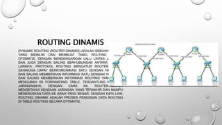 Routing statis & Routing dinamis | PPTX