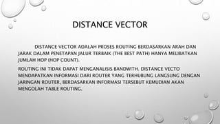 Routing statis & Routing dinamis | PPTX