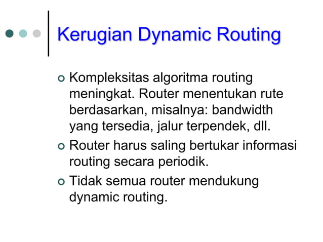 Routing xi tkj | PPT