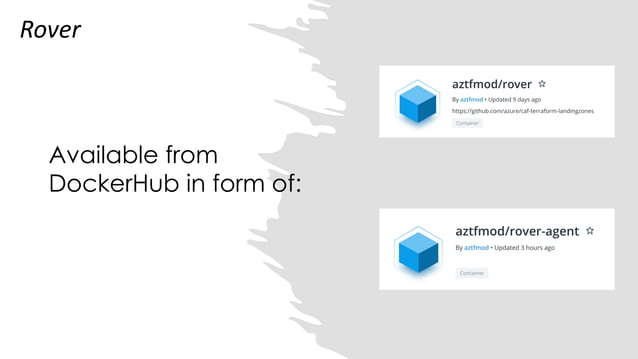 Rover: Implementing Landing Zone Using Docker Container | PDF | Cloud Computing | Internet