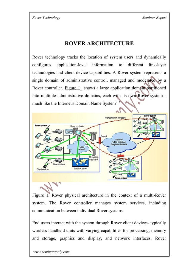 Rover report | DOC