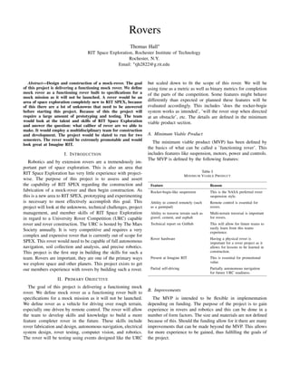 Rovers | PDF