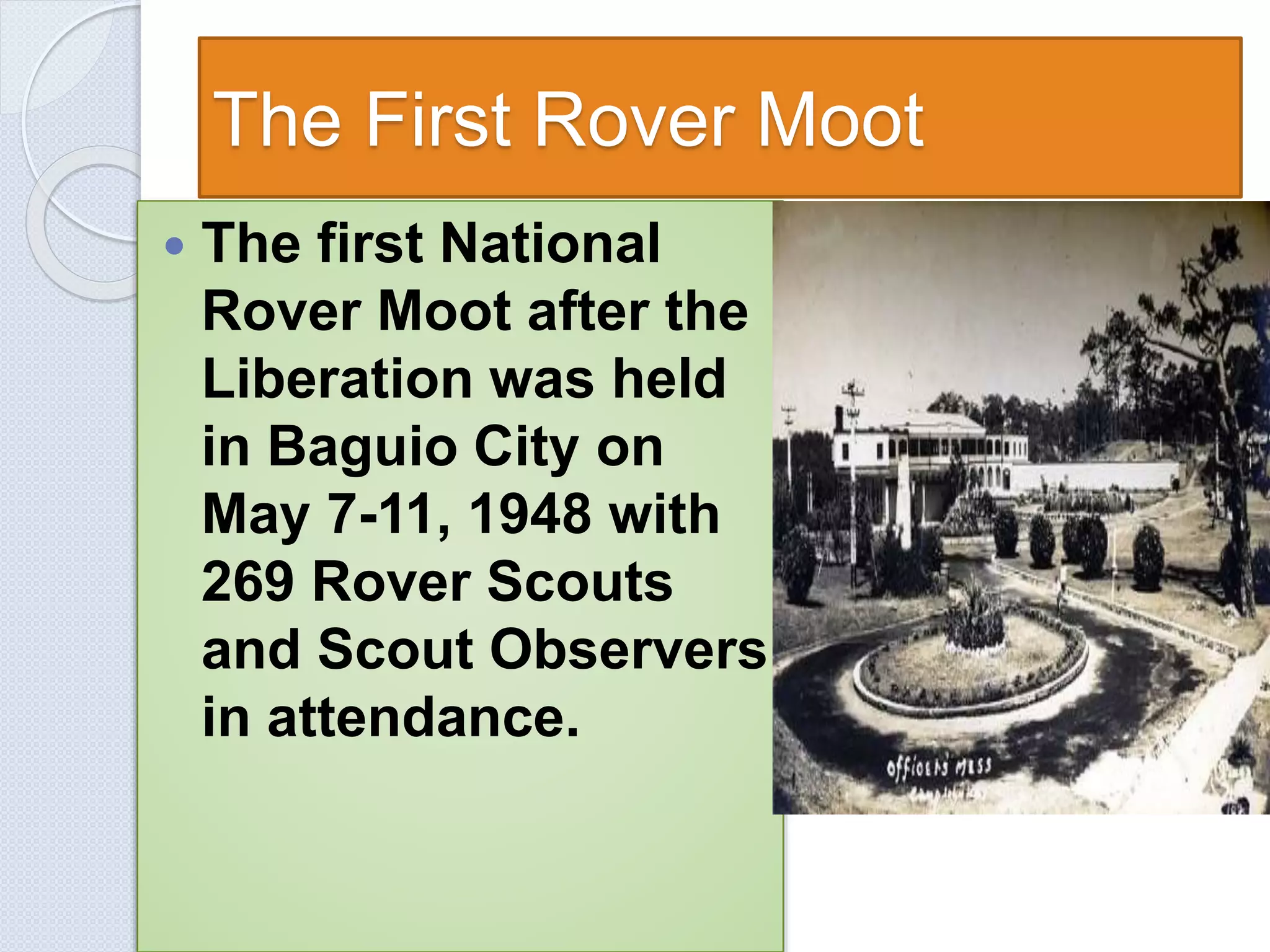 Rover Scout History in the Philippines | PPTX