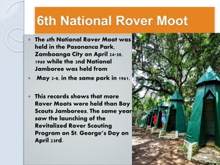 Rover Scout History in the Philippines | PPTX