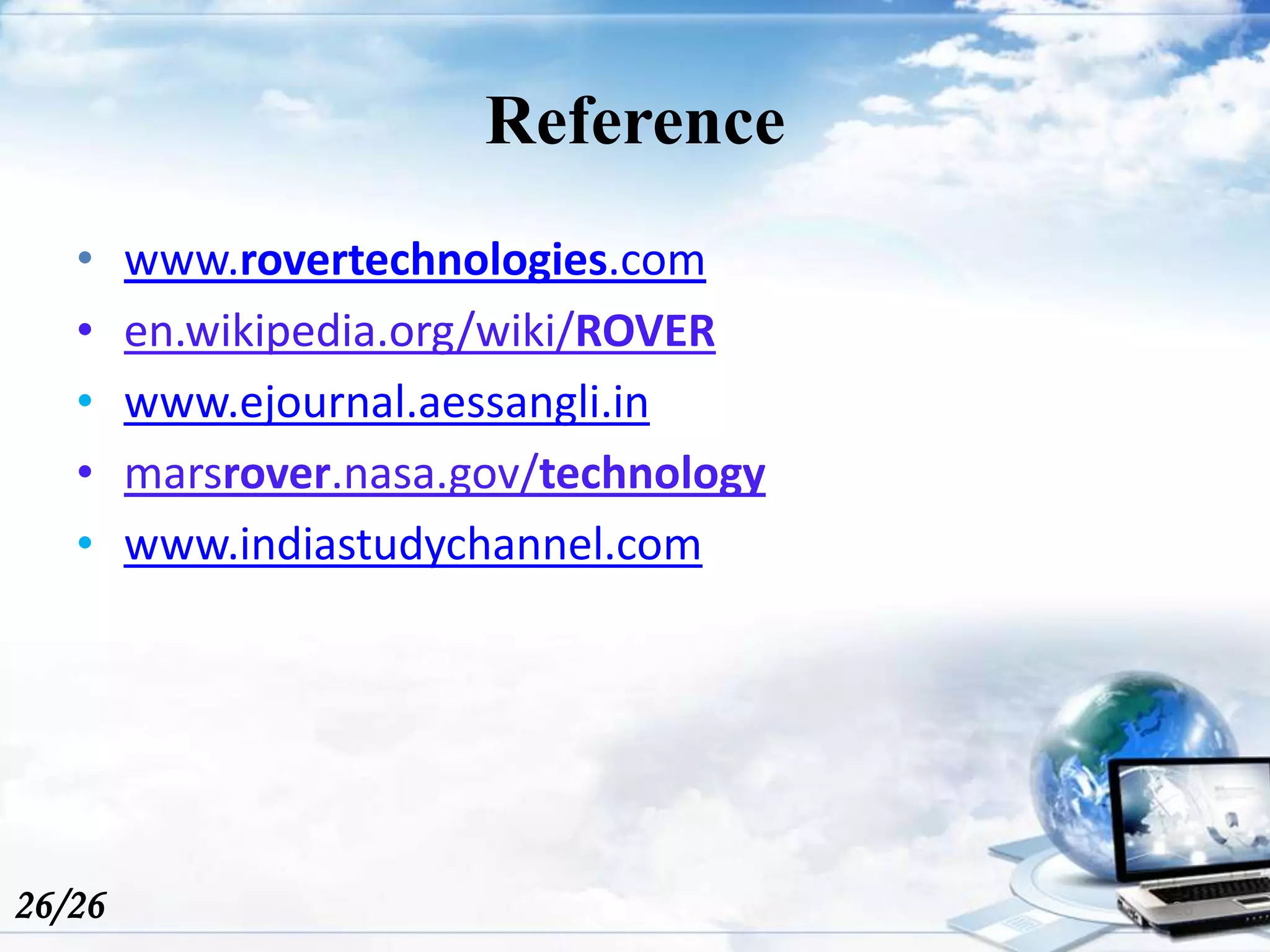 Rover Technology | POTX