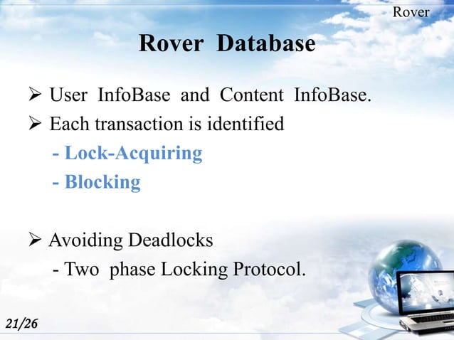 Rover Technology | POTX | Operating Systems | Computer Software and ...