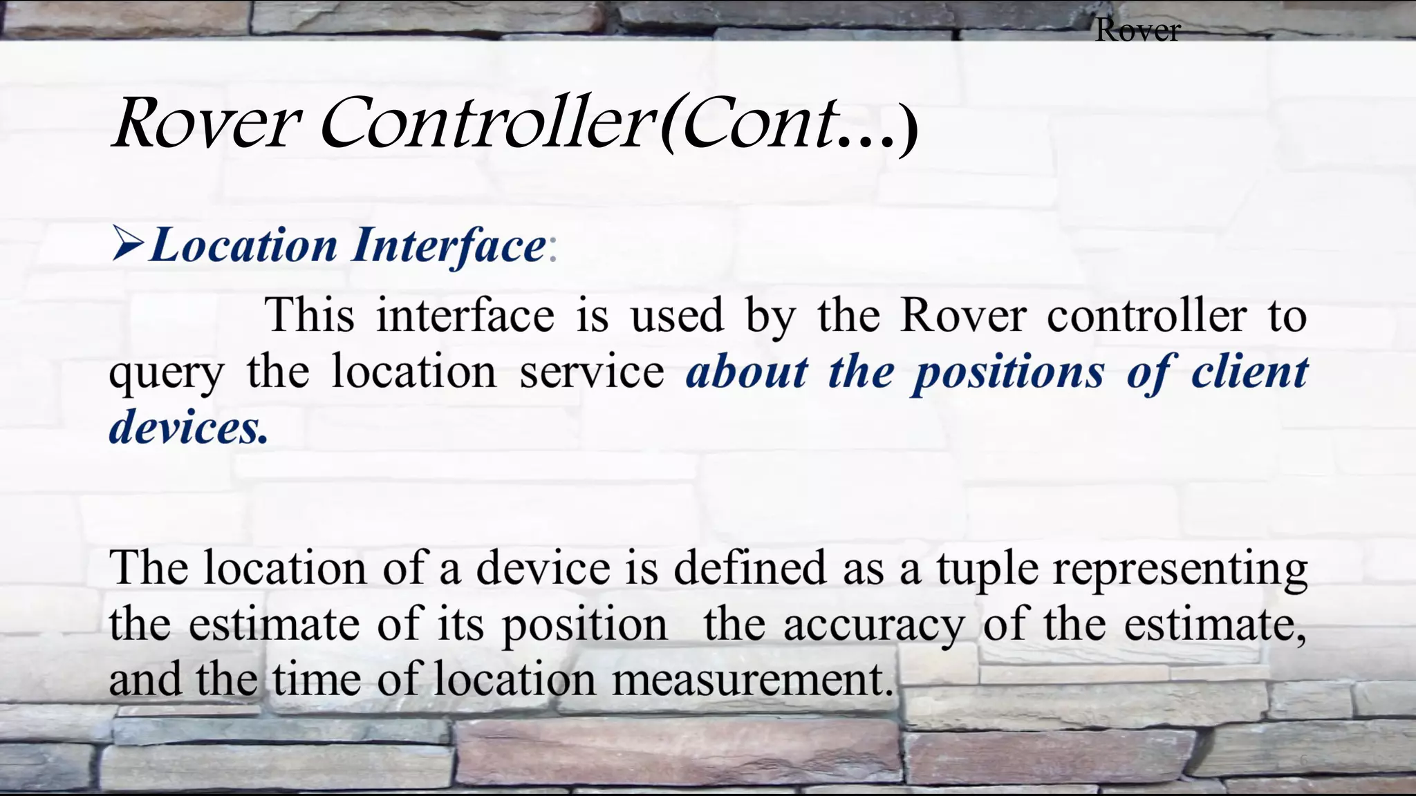 Rover technology | PPT