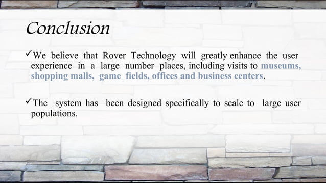 Rover technology | PPT