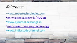 Rover technology | PPT