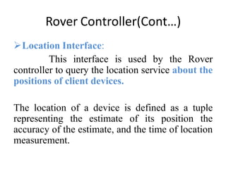 Rover technology ppt | PPTX | Cloud Computing | Internet