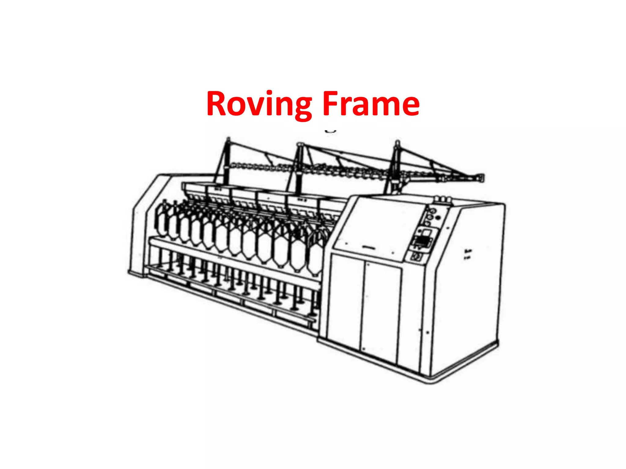 Roving frame/simplex BUBT TXE | PPTX