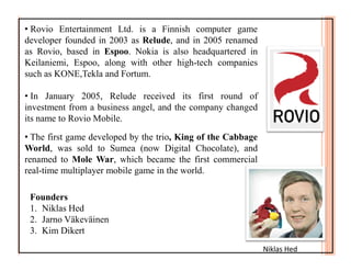Rovio mobile | PDF