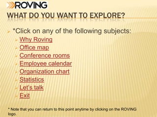 RoviSys Roving | PPSX | Computing | Technology & Computing