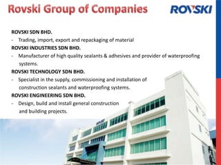 Rovski Company Profile | PDF | Asia Travel | Travel Locations