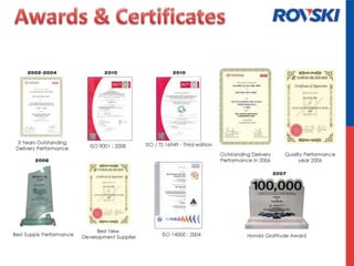 Rovski Company Profile | PDF | Asia Travel | Travel Locations