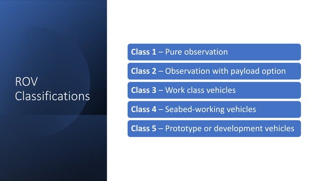 Remotely Operated Vehicles (ROVs), A Subsea Enabler | PPTX | Scuba ...