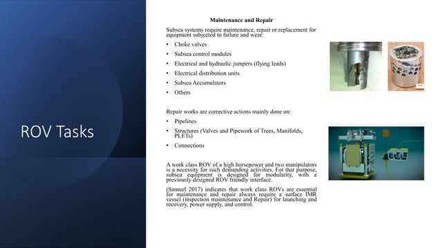 Remotely Operated Vehicles (ROVs), A Subsea Enabler | PPTX | Scuba ...