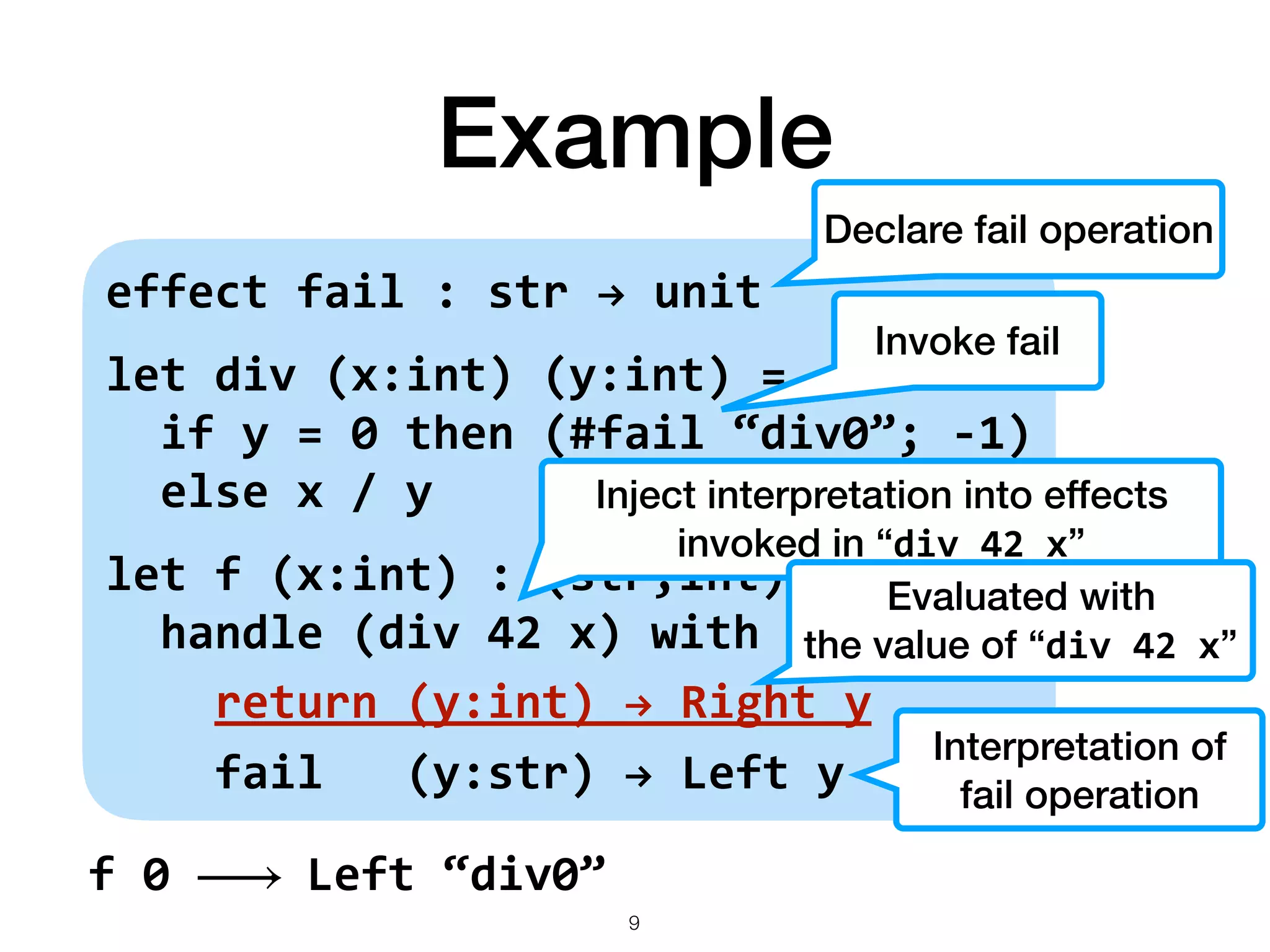 Row-based Effect Systems for Algebraic Effect Handlers | PPT