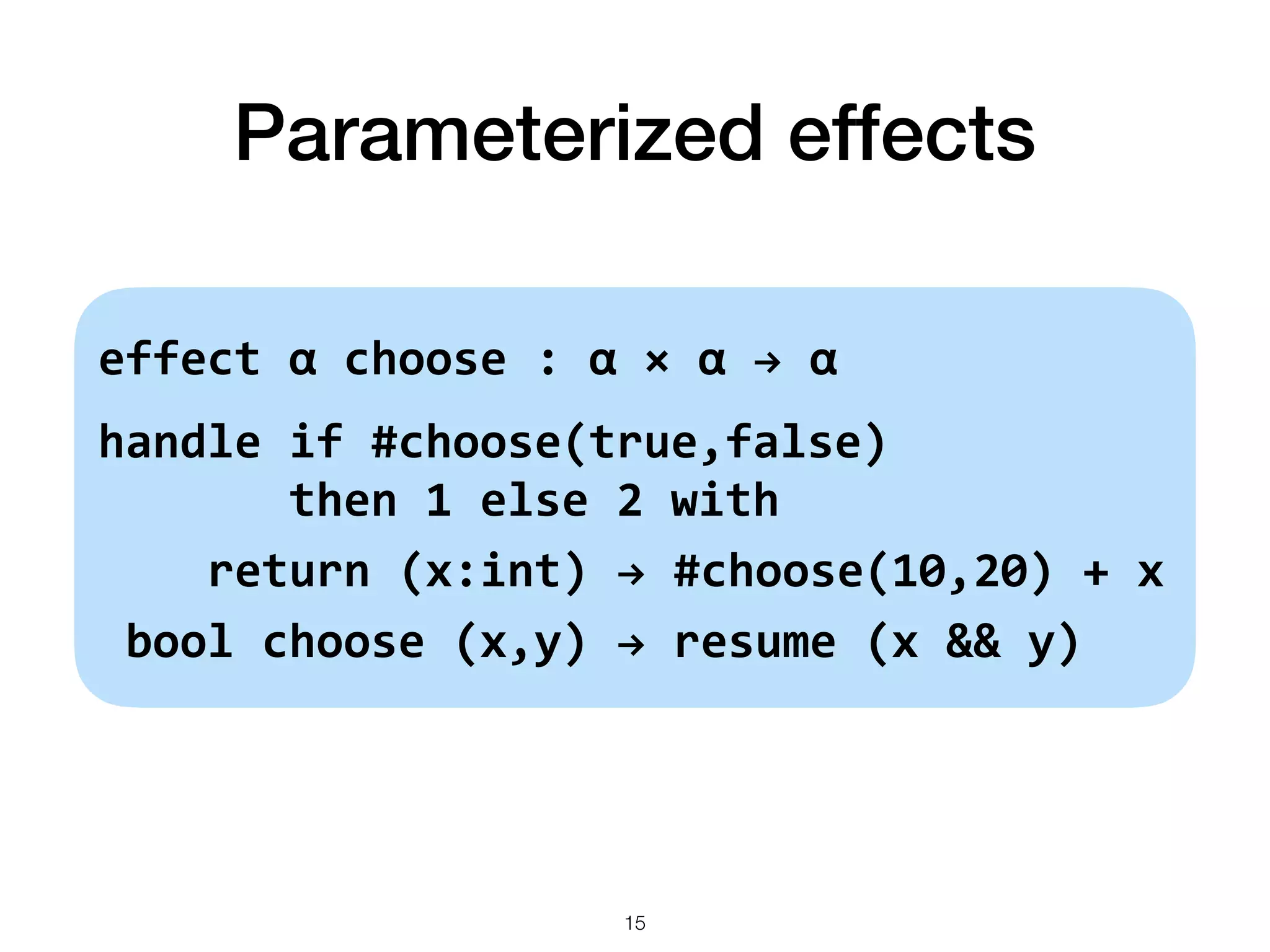 Row-based Effect Systems for Algebraic Effect Handlers | PPT
