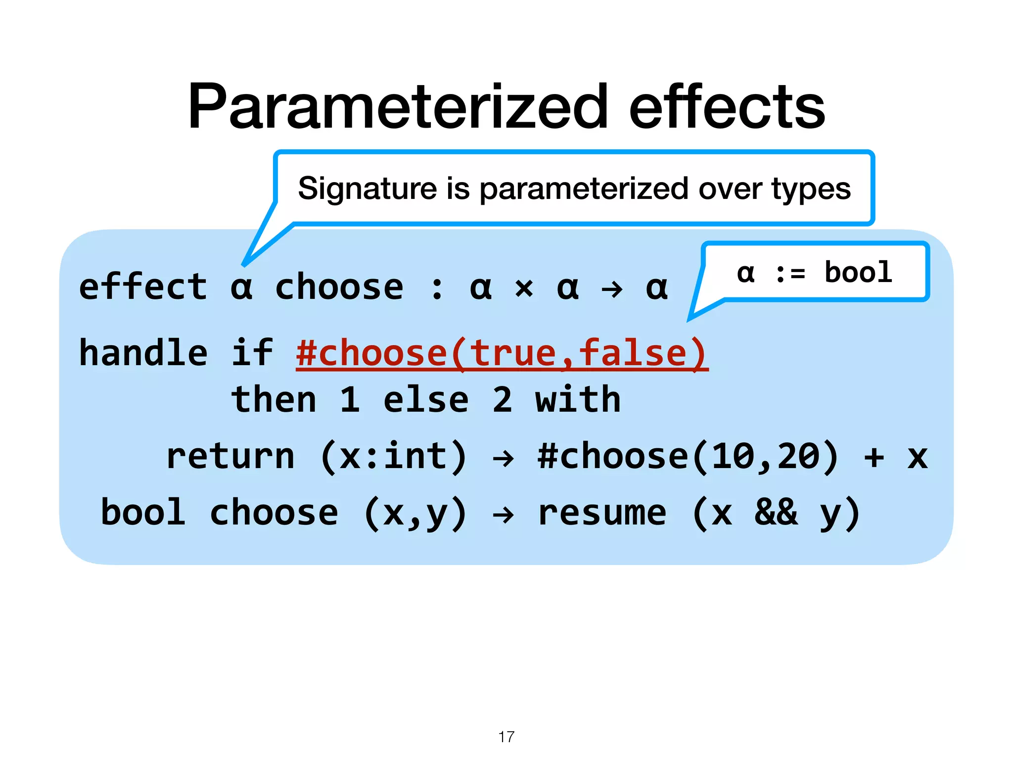 Row-based Effect Systems for Algebraic Effect Handlers | PPT