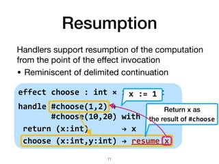Row-based Effect Systems for Algebraic Effect Handlers | PDF