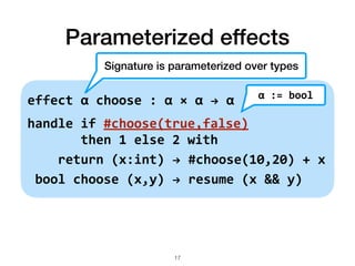 Row-based Effect Systems for Algebraic Effect Handlers | PDF