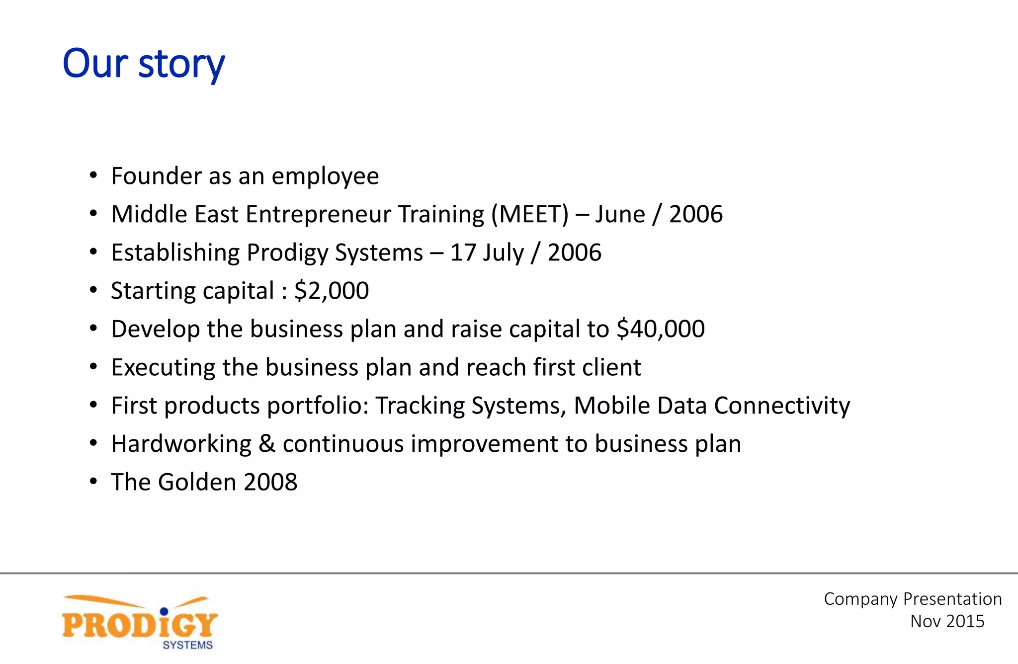Prodigy Systems Presentation | PPTX