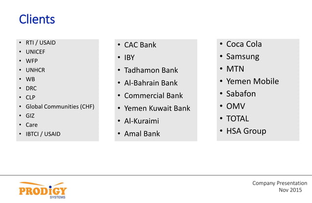 Prodigy Systems Presentation | PPT