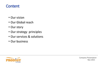 Prodigy Systems Presentation | PPTX