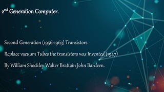 Computer Genrations Rowaid | PPT