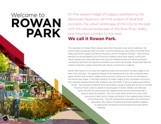 Rowan Park Community Overview | PDF