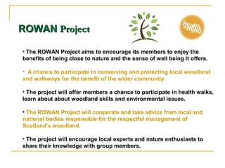 Rowan project | PPT | Arts and Crafts | Hobbies & Interests
