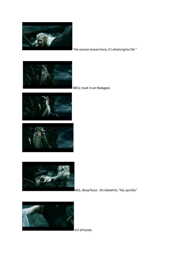 Script for The Hobbit - The Battle of the Five Armies, Shot by Shot. | DOCX | Fantasy | Genres