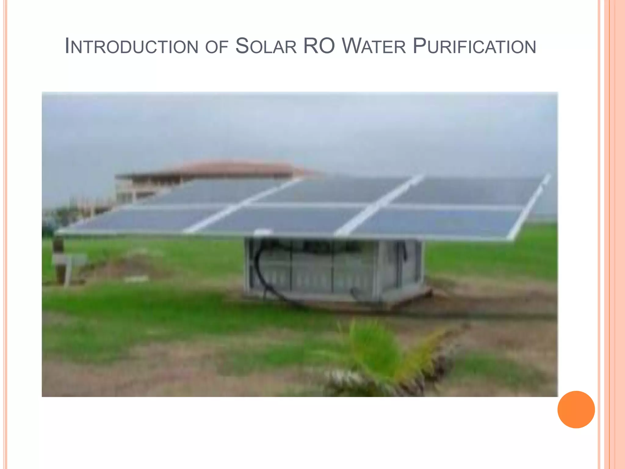 RO WATER PURIFICATION MODEL USING SOLAR ENERGY AND.pptx