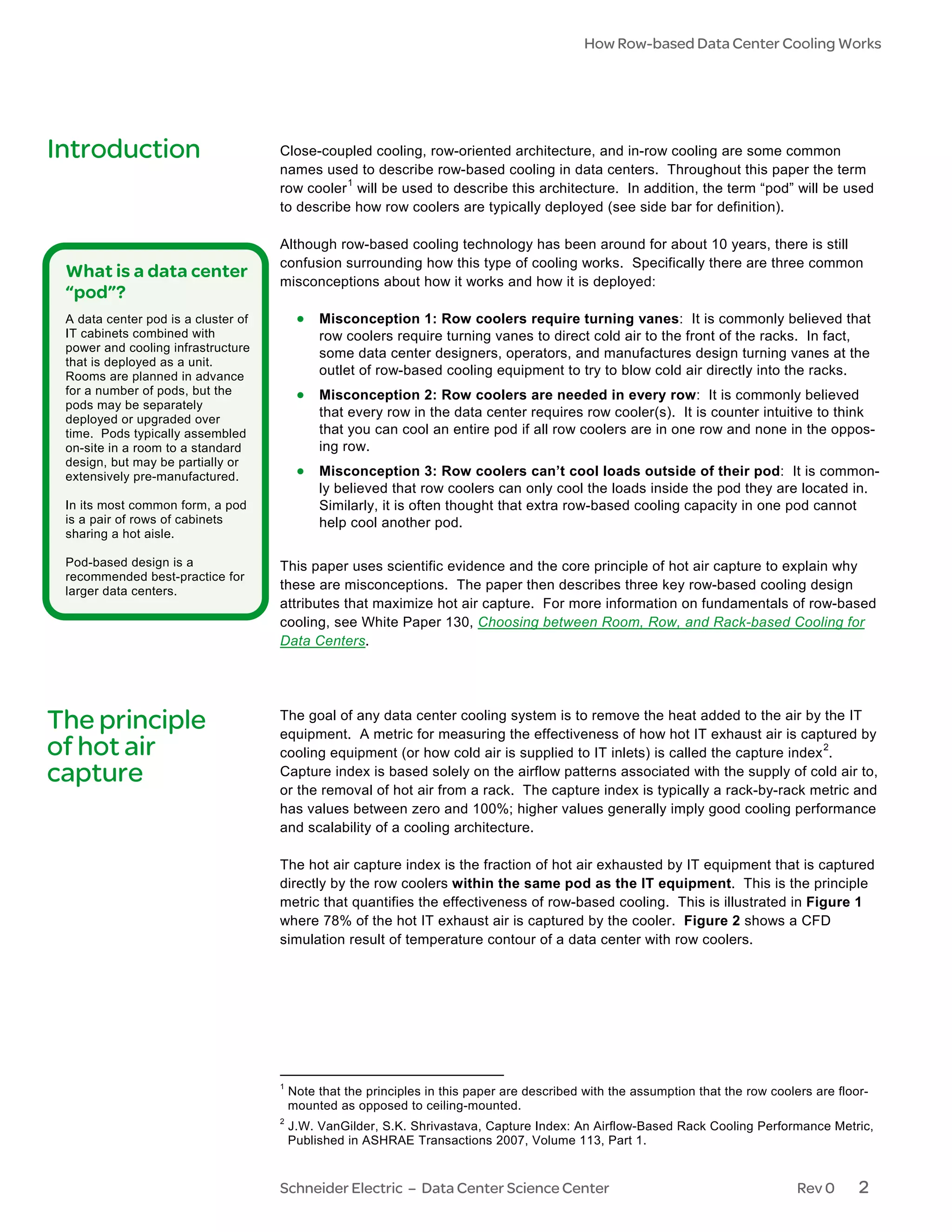 Row based cooling whitepaper | PDF