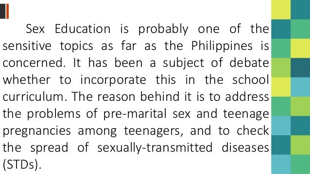 Activity 9 Sex Education