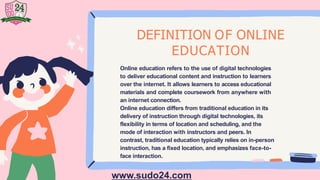 Future of online learning | PPTX