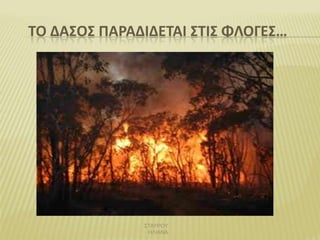 Καταστροφή του δάσους | PPTX
