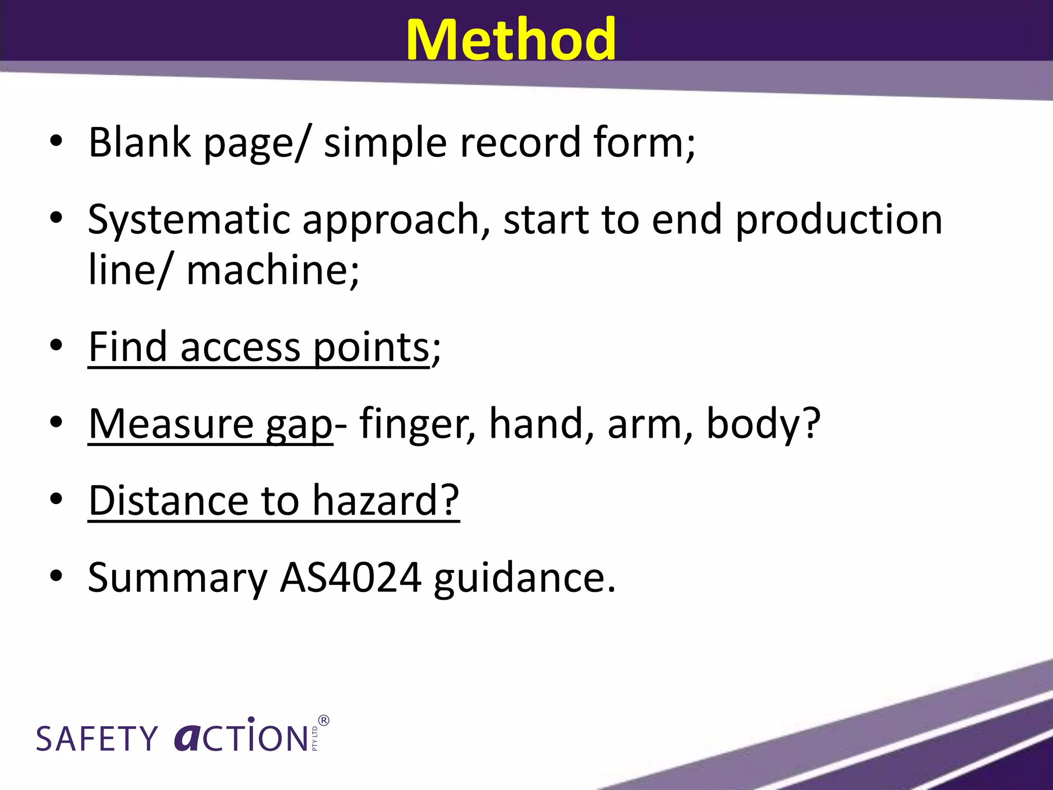 A Zero Harm Program for Machine Safeguarding | PDF
