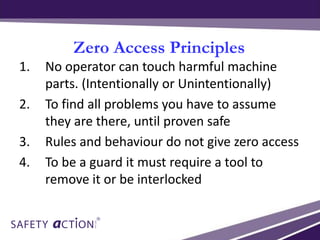 A Zero Harm Program for Machine Safeguarding | PDF